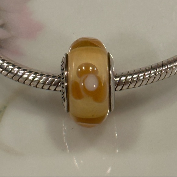 Pandora | Jewelry | Authentic Retired Pandora Sterling Silver Yellow ...